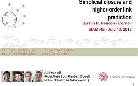 Simplicial Closure And Higher Order Link Prediction Siamns18 Ppt