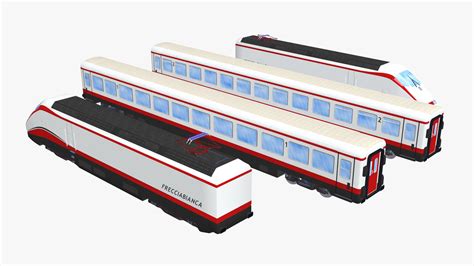 Frecciabianca Fs Class E414 High Speed Passenger Train 3d Model Turbosquid 2100291