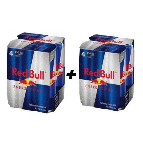 Energético Red Bull 250ml Original 8 Unidades Shopee Brasil