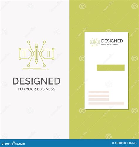 Business Logo For Architect Constructing Grid Sketch Structure