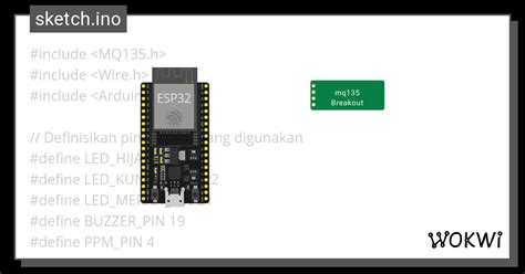 Iot Mq135 Air Quality Sensor Copy 3 Wokwi Esp32 Stm32 Arduino