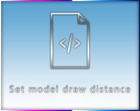 set model draw distance coppercube behavior by zerodvf