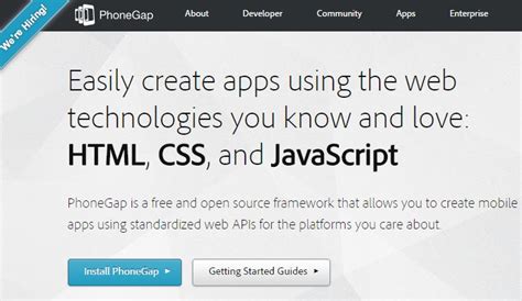 Phonegap Para Crear Facilmente Apps En Html Css Y Javascript