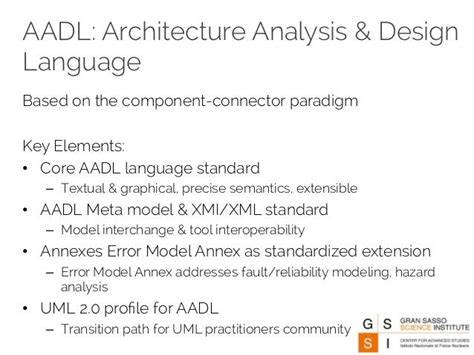 aadl architecture analysis and design language