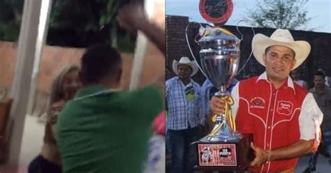 Campeón Mundial De Coleo Cogió A Patadas A Una Mujer Todo Quedó En