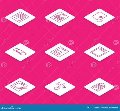 Set Line Delete File Document Document With Graph Chart Safe Shield