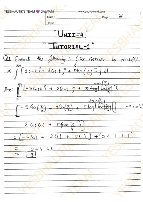Solution UNIT Tutorial Computer Science Engineering Studocu