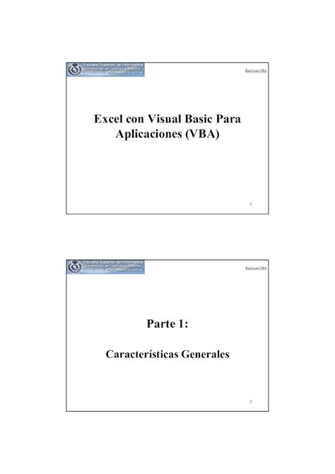 Pdf Varios Excel Con Visual Basic Para Aplicacionespdf Dokumentips