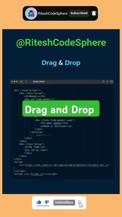 Create Drag And Drop Using Html Css And Javascript Css3 Coding