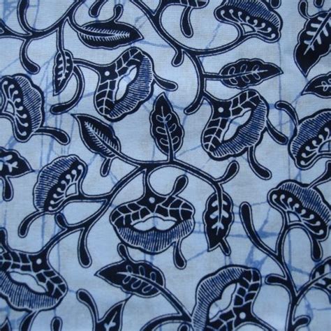 Batik Blauw Prints Blueprints Blue