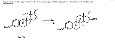 [solved] Please Answer Propose A Synthesis Of The Target Molecule Using As Course Hero