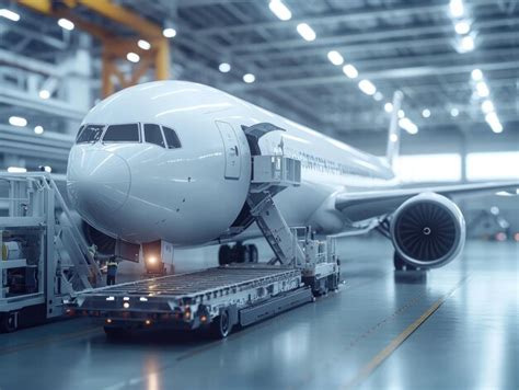 Efficient Cargo Operations Loading And Unloading On A Cargo Plane With Advanced Machinery