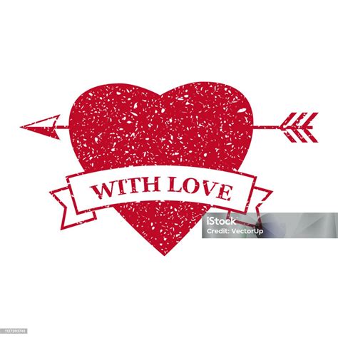 S 날과 결혼식 낭만주의와 사랑 마음 화살표 우표 그런 지 스탬프 포스트 카드 초대 디자인 발렌타인을 설정 합니다 양식 마음에 엽서 용 우표 스탬프입니다 벡터 서식 파일