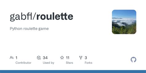 GitHub Gabfl Roulette Python Roulette Game