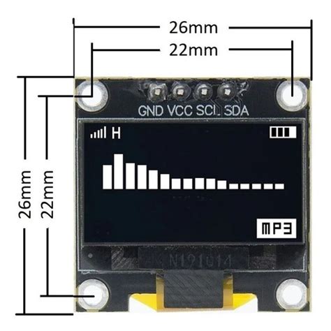 Gme12864 Pantalla Display Oled Arduino Pelv Cuotas Sin Interés