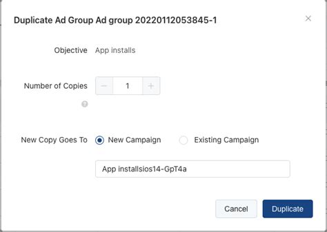 How To Copy An Ad Group From An Ios 145 Campaign Tiktok Ads Manager