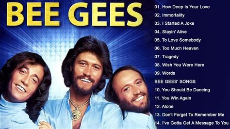 Bee Gees Greatest Hits Full Album Bee Gees Best Songs Youtube Music