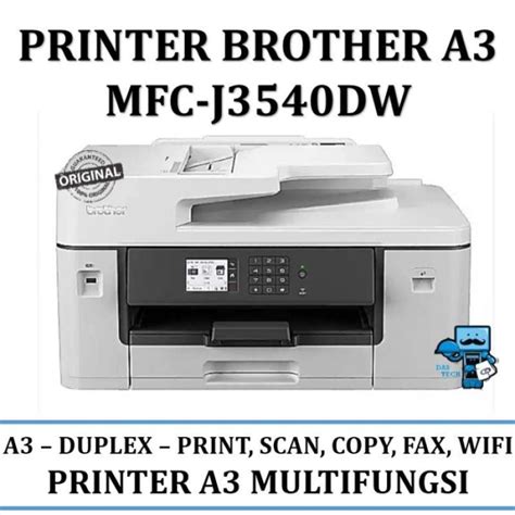 Promo Printer Brother Mfc J3540dw A3 Multifunction Wireless Duplex