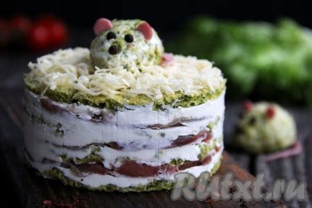 Закусочный торт с красной рыбой и творожным сыром: 14 фото в рецепте