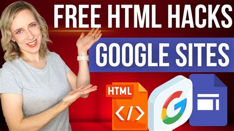 Free Custom HTML HACKS Every Google Sites User Should Know YouTube