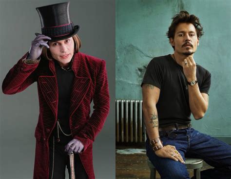 Джонни Депп в роли Вилли Вонка Чарли и Шоколадная Фабрика Johnny Depp Charlie And The