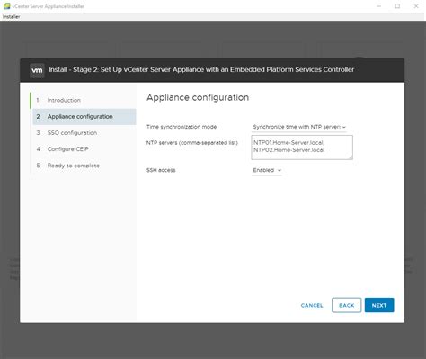 Deployment Of VMware VCenter Server Update Be Virtual Net