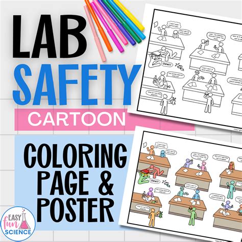Lab Safety Cartoon Easy Fun Science