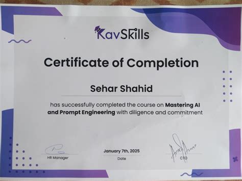Ai Generativeai Promptengineering Lifelonglearning Kavskills Sehar Shahid