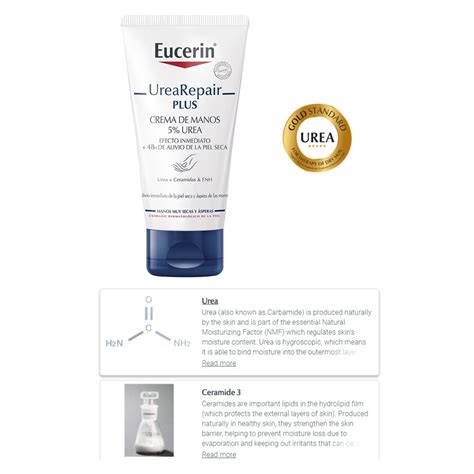 Eucerin Urearepair Plus 5 Urea Hand Cream Shopee Thailand