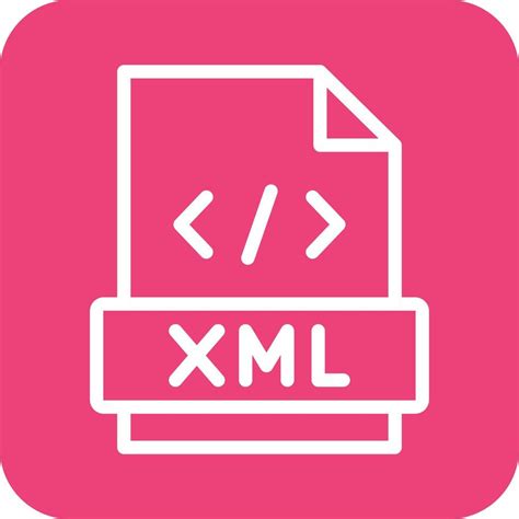 xml vector icon design illustration 21913048 vector art at vecteezy