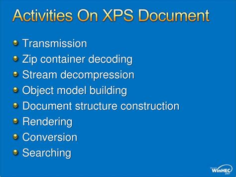 Ppt Performance Optimization For Xps Documents Powerpoint