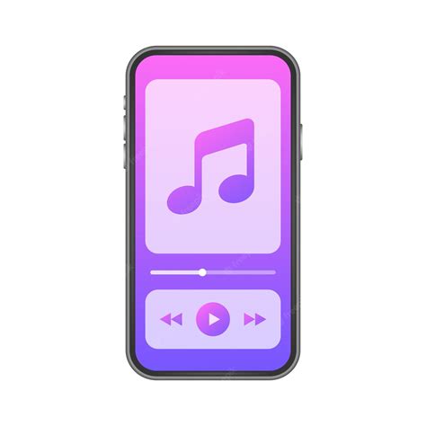 Premium Vector Mobile Application Interface Music Player Music App Vector Stock Illustration