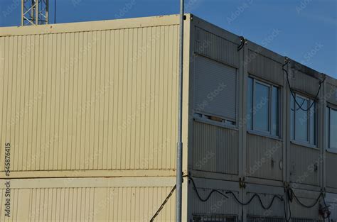 Modular Housing In Stacked Container Cells Each Module Has A Different Function It Includes A