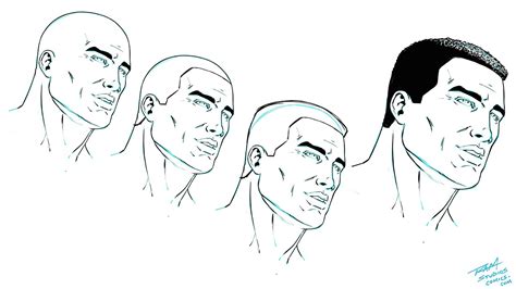 How To Draw Male Short Hair
