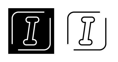 italic vector icon 39282352 vector art at vecteezy