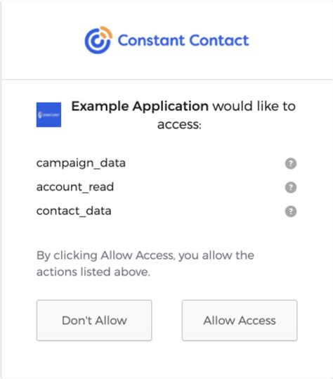 Oauth2 Overview Constant Contact Developer Portal