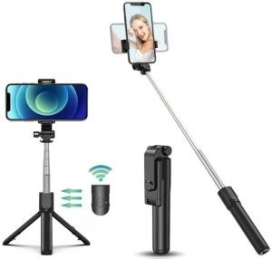 Worricow TOP ARRIVAL R Selfie Stick Foldable Wireless Extendable Monopod Mobile Holder Tripod