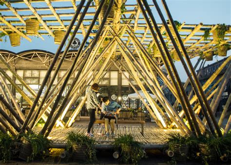 Pendas Bamboo Pavilion Is A Sustainable Modular Housing System