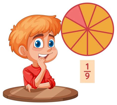 Free Vector Understanding Fractions With A Pie Chart