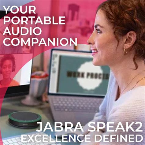 Jabra Speak2 75 Wireless Bluetooth Conferencing Speakerphone For MS Teams Up To 32H Batery