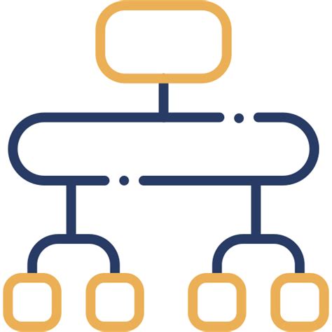 Hierarchy Generic Color Outline Icon