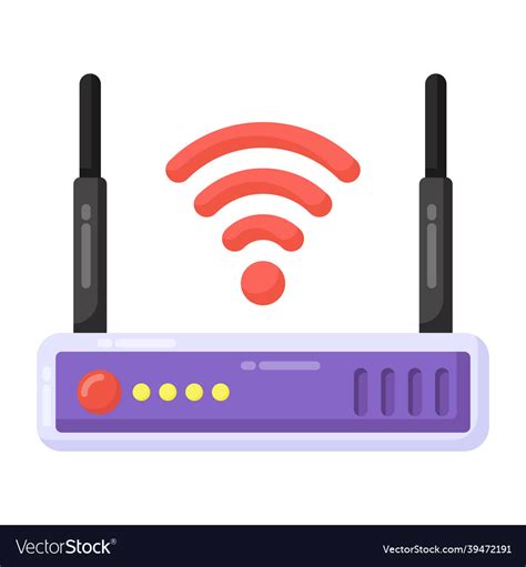 Wifi Router Royalty Free Vector Image VectorStock