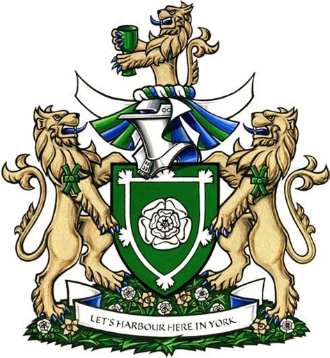The York Club Civil Institution Coat Of Arms Arms Heraldry