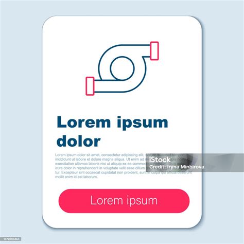 회색 배경에 격리 된 라인 자동차 터보 차저 아이콘 차량 성능 터보 터보 압축기 유도 다채로운 개요 개념 벡터 터보과급기에 대한 스톡 벡터 아트 및 기타 이미지 Istock