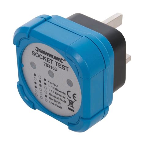 Silverline Electric Mains 240 Volt Socket Tester 13a Amp Uk 783103 Silverline Electric Mains 240 Volt Socket Tester 13a Amp Uk 783103