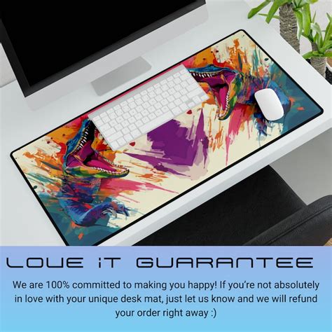 Mushroom Desk Mat For Gaming Keyboard Mouse Mat Desk Pad For Work Game