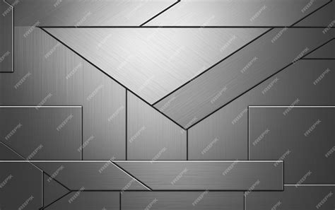 Premium Ai Image Silver Metal Texture Background Design