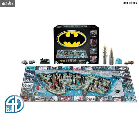 4d Jigsaw Puzzle Gotham City Available In Two Sizes Dc Comics