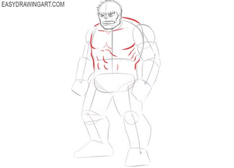 How To Draw Hulk Easy Drawing Art