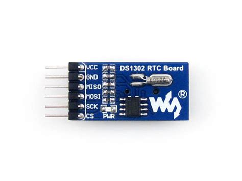 DS1302 RTC Board Waveshare SPI Supports 3 4 Wire Sync Serial Communication